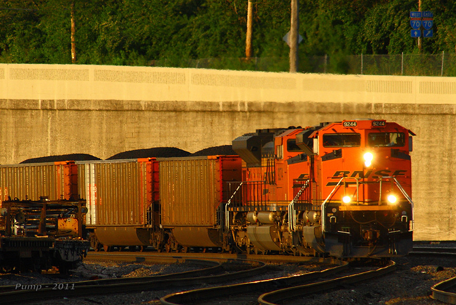 Southbound BNSF Loaded Coal Train